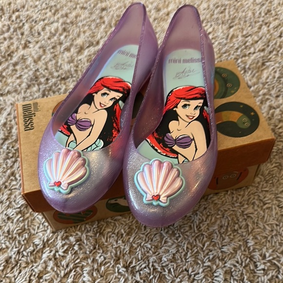 Mini Melissa | Shoes | Mini Melissa Disney Little Mermaid Purple Ariel ...